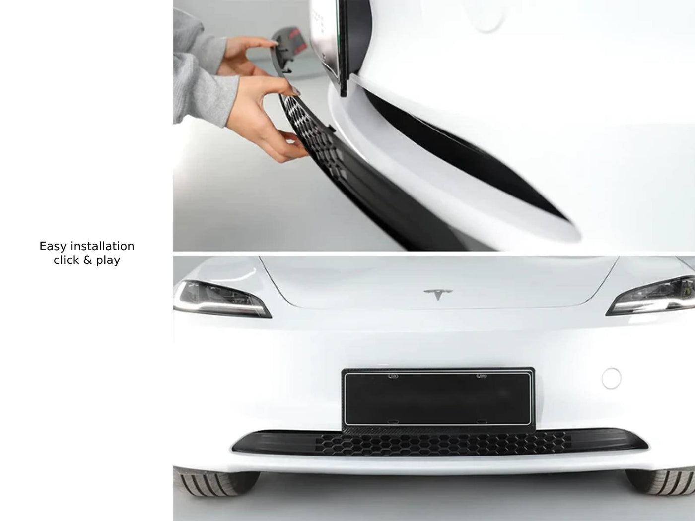 Tesla Model 3 (2024 Highland): Front Insect Screen, Radiator Protectiv