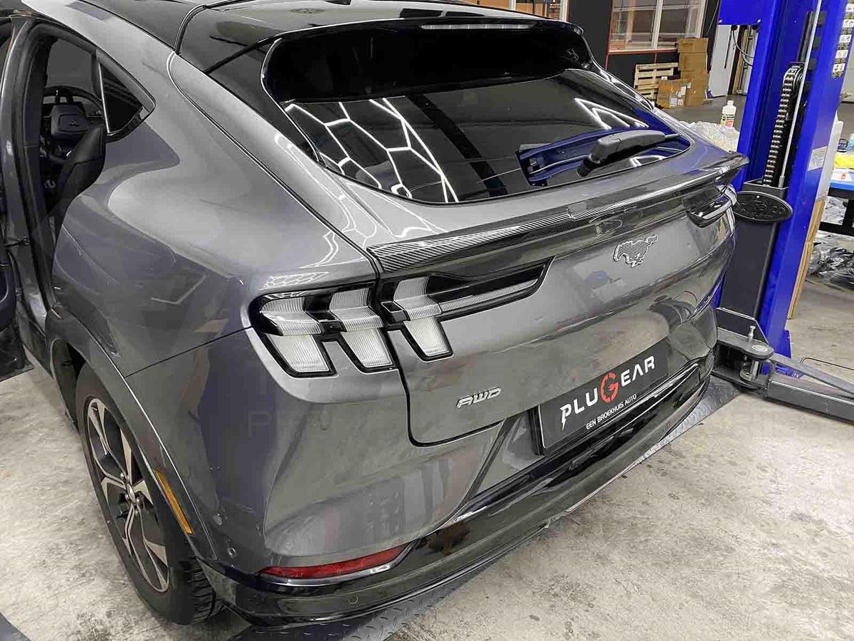 Ford Mustang Mach-e: Tail Spoiler - Performance Version (ABS + Coating ...