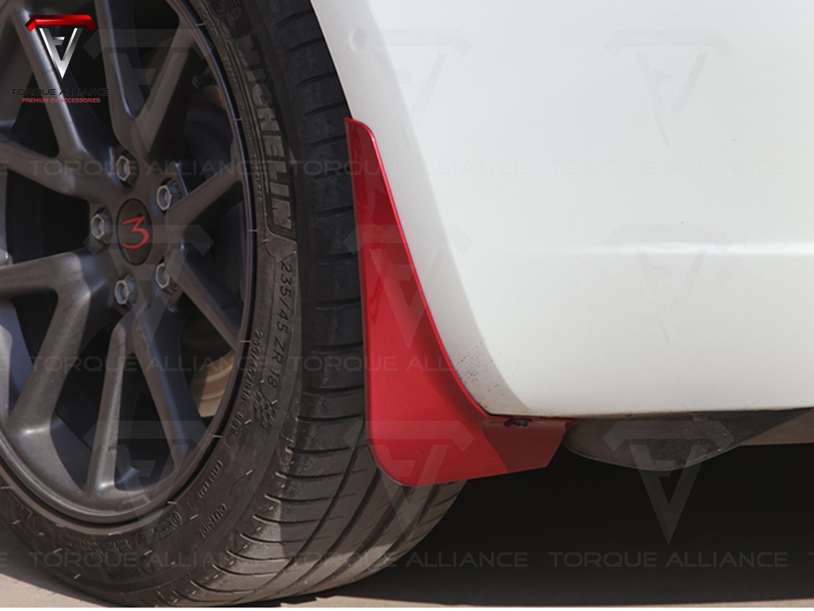 2nd Generation Mud Flaps (4 pcs) for Tesla Model 3 - Torque Alliance