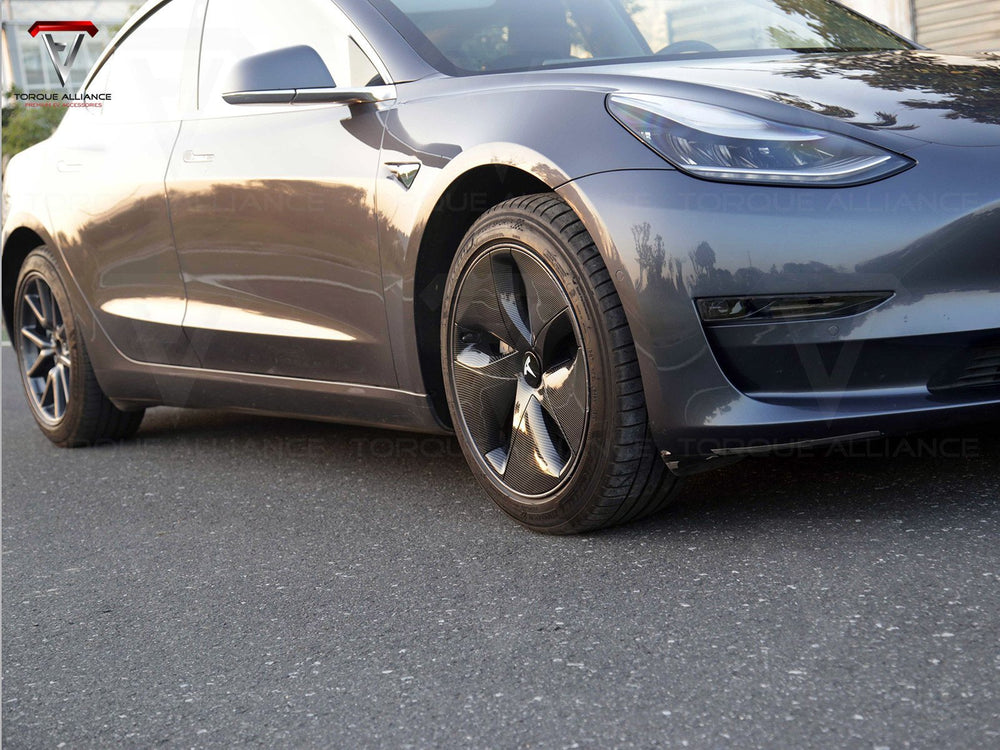 Aero Wheel Cover/Hubcap Set - for Tesla model 3 - Torque Alliance
