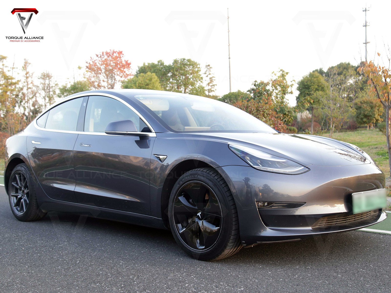 Aero Wheel Cover/Hubcap Set - for Tesla model 3 - Torque Alliance