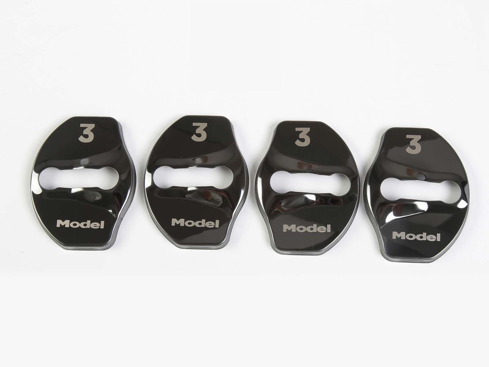 Door Lock Latch Caps (4pcs) - for Tesla model 3 - Torque Alliance