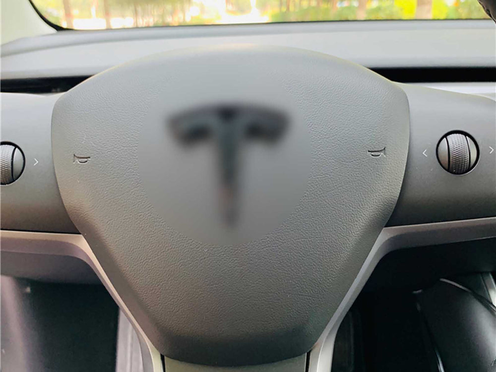 Tesla Model 3: Logo Upgrade Emblem Decals (3 pcs, ABS shell)