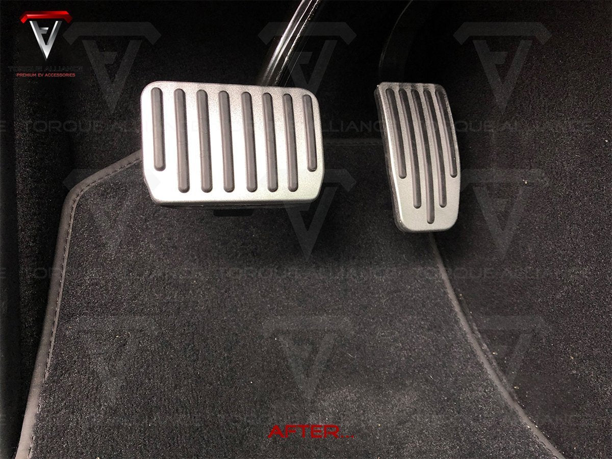 Pedal Set (Stainless Steel) - Tesla model 3 - Torque Alliance
