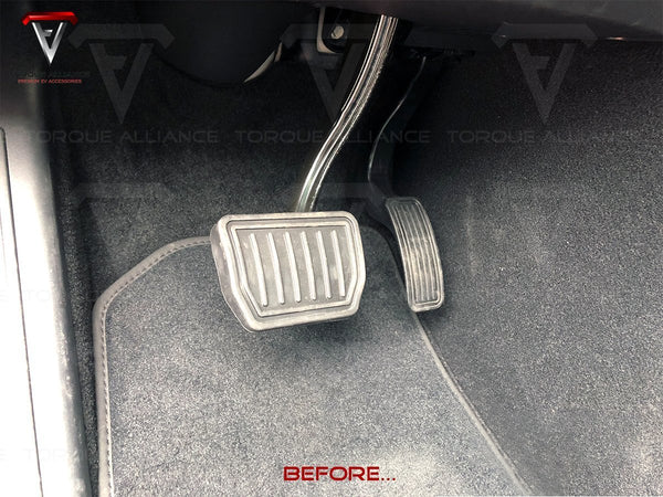 Pedal Set (Stainless Steel) - Tesla model 3 - Torque Alliance