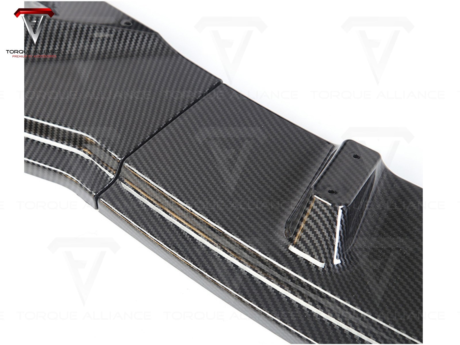 Sportive Front Air Deflector Lip (Carbon look) - Tesla model 3 - Torque ...