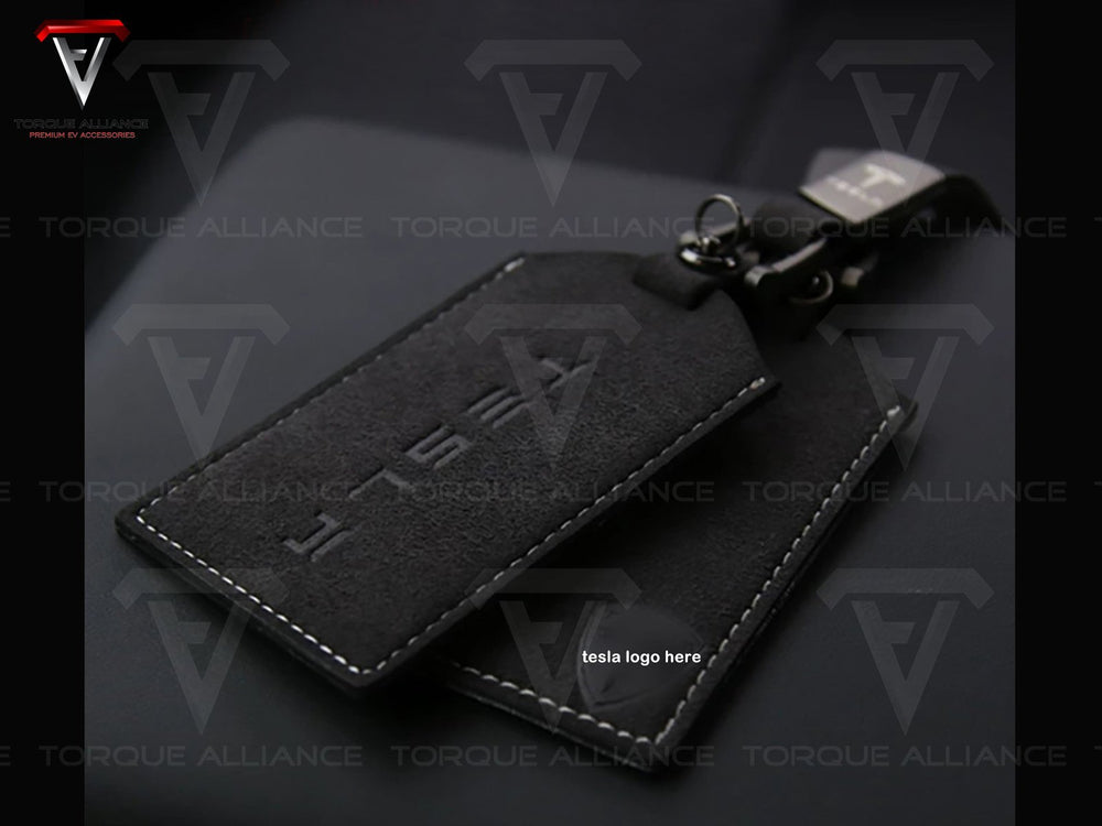 Leather Key Card Holder for Tesla Model 3/Y - Torque Alliance