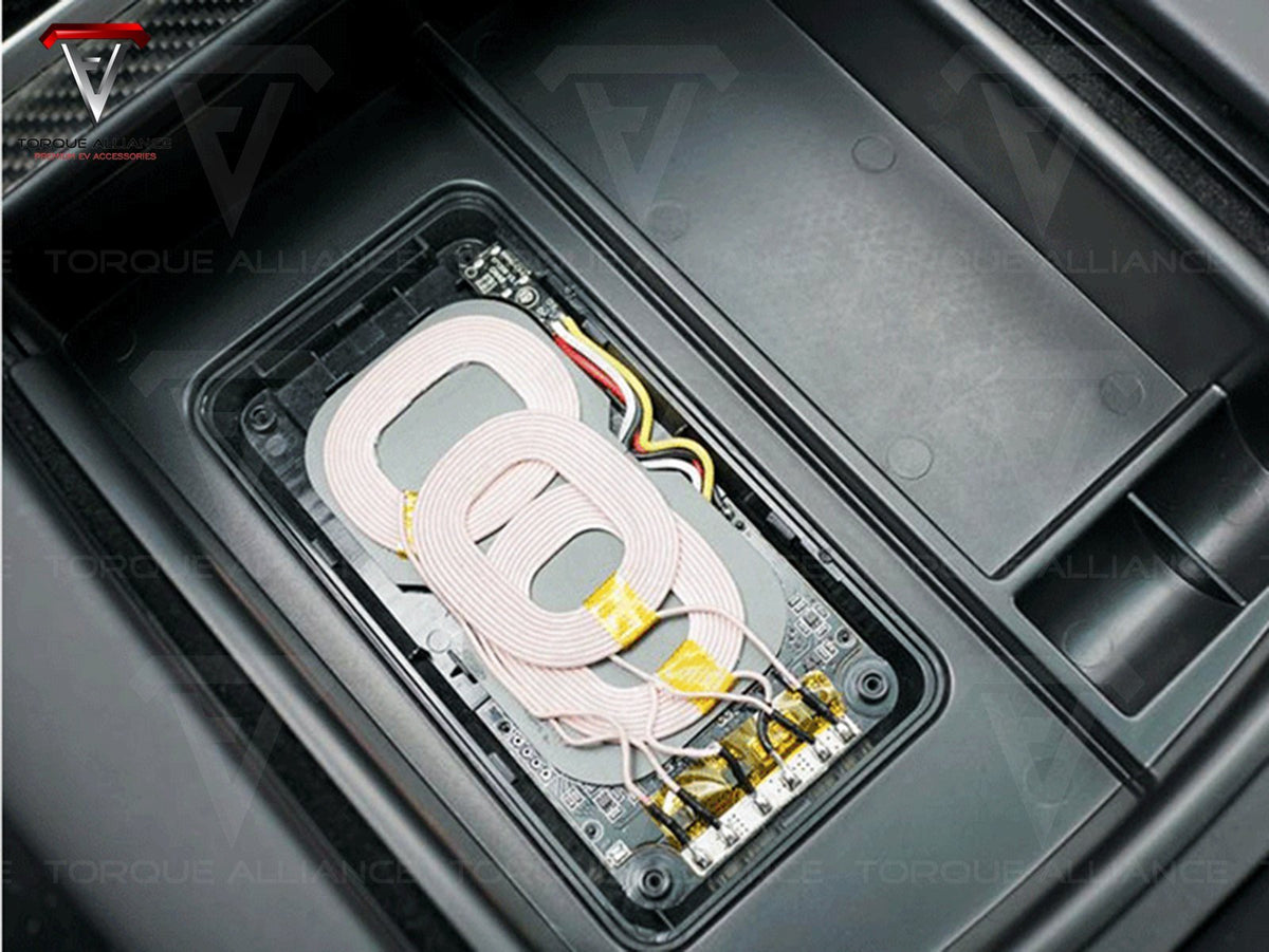 Model S/X: Center Console Organizer + Wireless Charging Module
