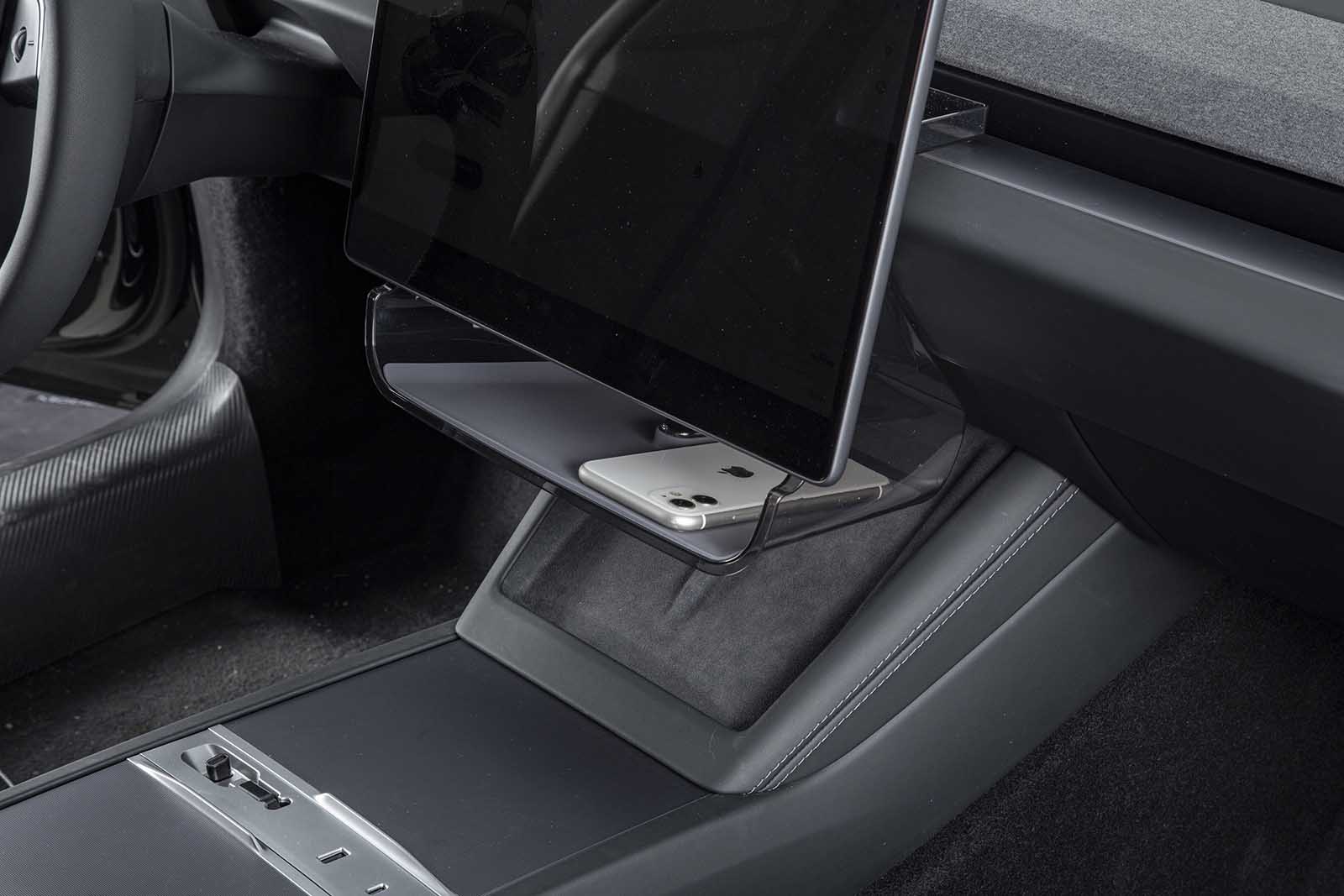 Tesla Model 3 (2024 Highland): Behind Screen Organizer & Under Screen ...