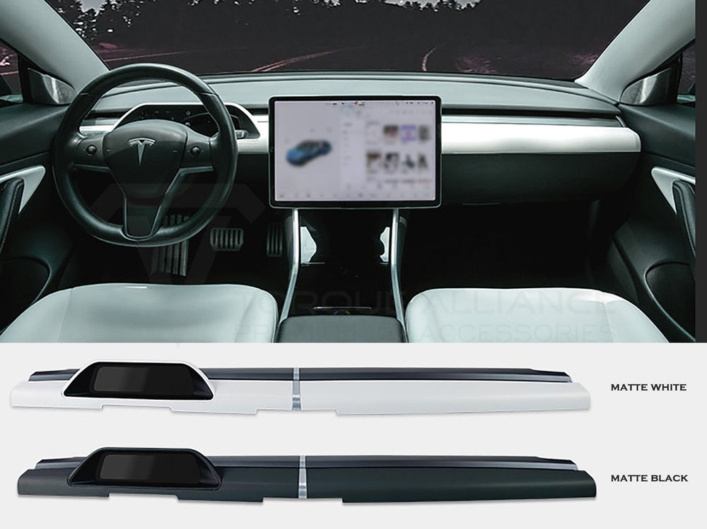 Tesla Model 3 and Model Y: Dashboard Upgrade Module with Instrument Di