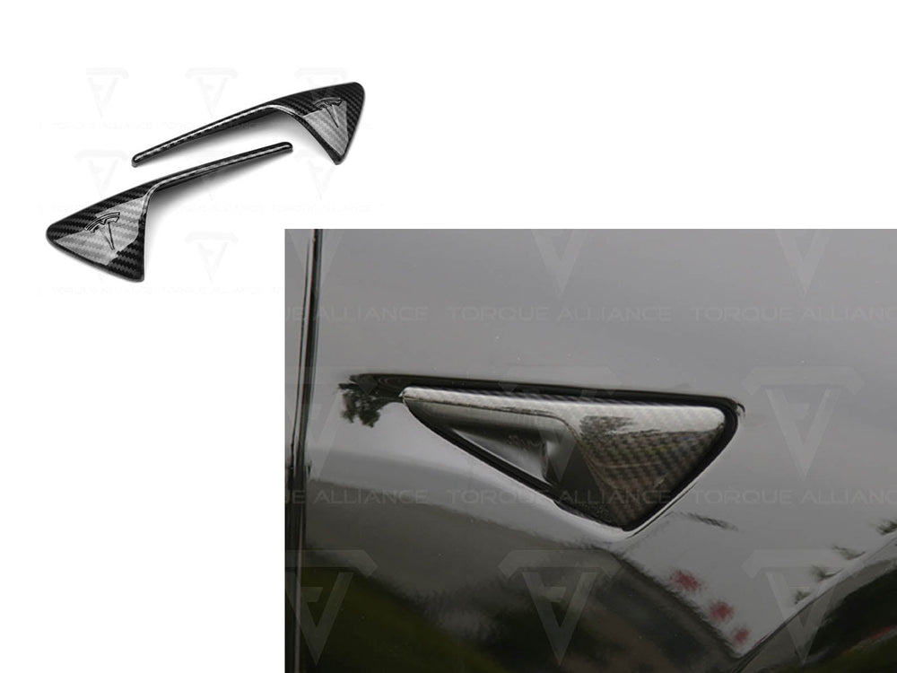 Model 3/S/X/Y: Side Fender Vent Camera Trim (2pc) - Torque Alliance
