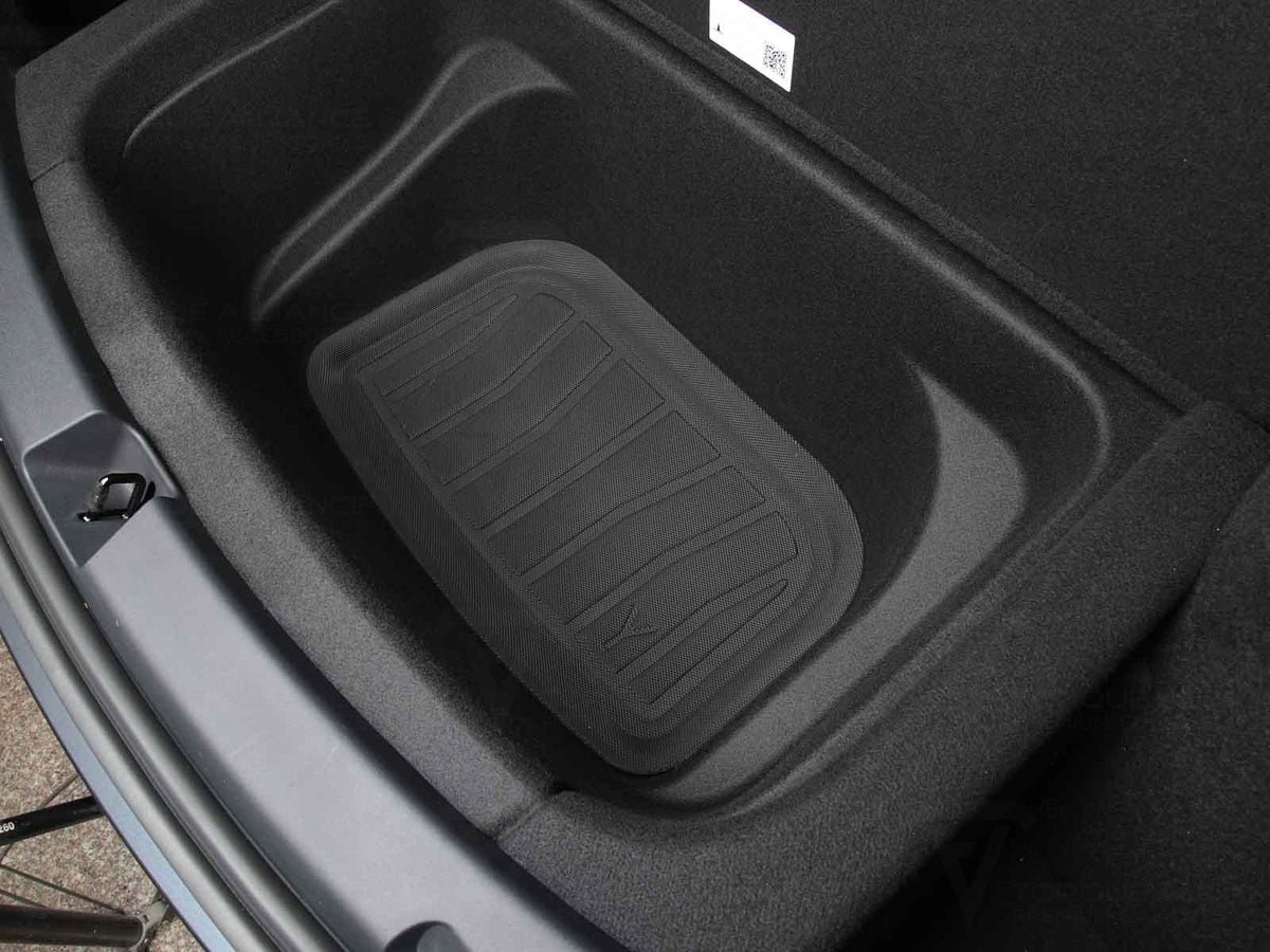 Tesla Model Y: Trunk Lower Compartment Mat (3D-TPR Rubber)
