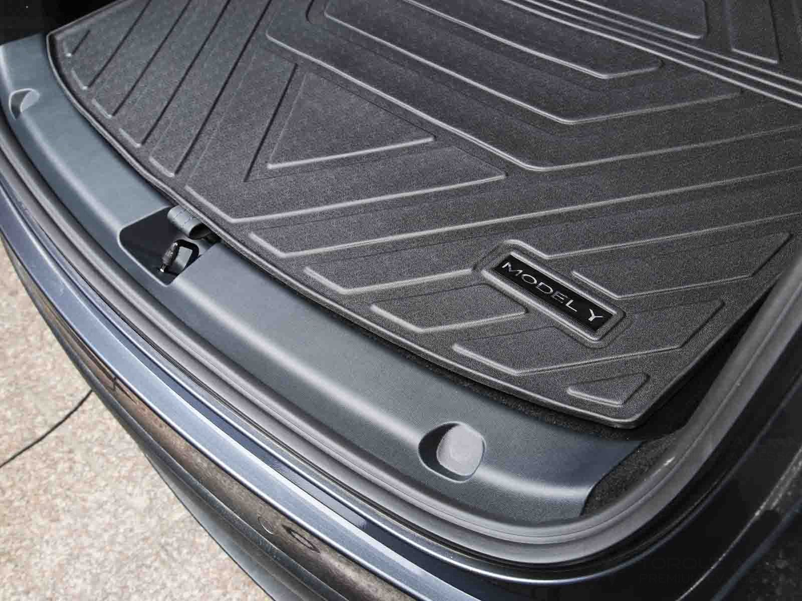 Tesla Model Y: Trunk Mat, Boot Liner (Premium Recyclable Rubber ...