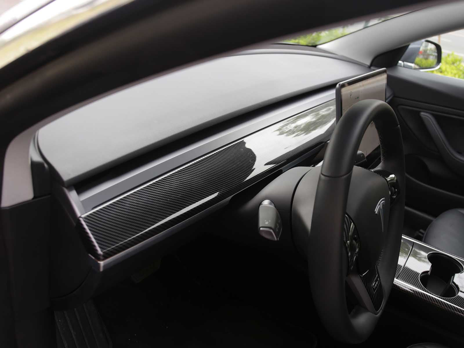 Tesla Model Y: Dashboard Trim Cover - Torque Alliance
