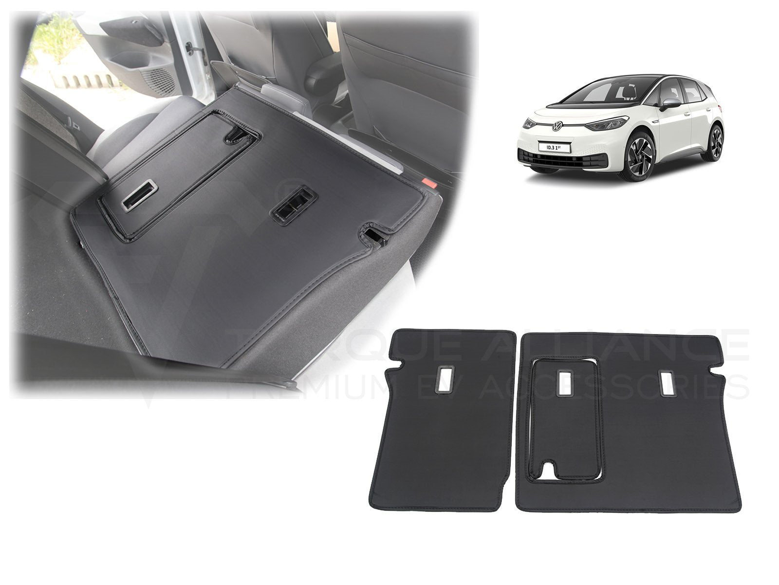 VW ID 3: Rear Seatback & Trunk Protection Cover Set
